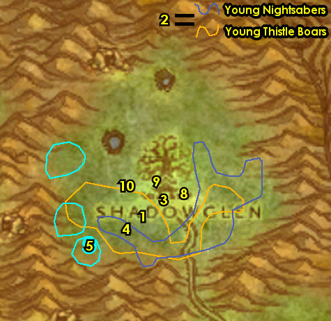 1-12 Night Elves (Alliance) - Teldrassil
